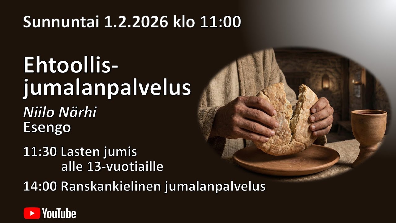 Ehtoollisjumalanpalvelus - Niilo Närhi - UskoTV